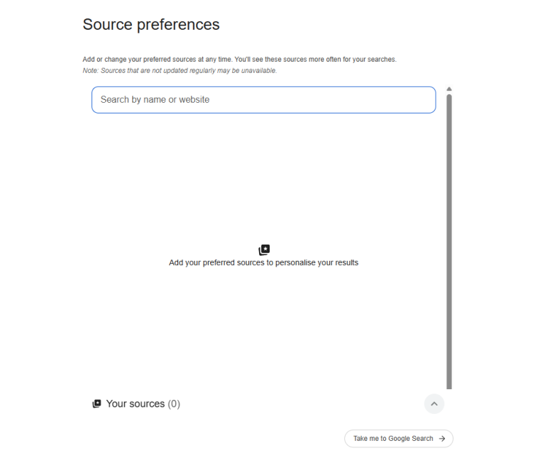What is Google's Preferred Source Preferences and how to add your ...